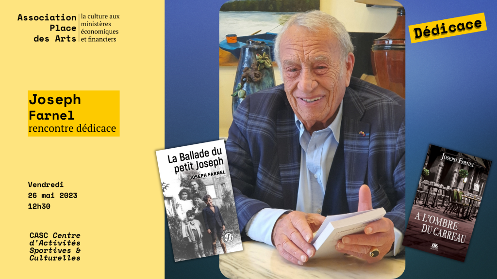 Rencontre Dédicace avec Joseph Farnel - Place des Arts