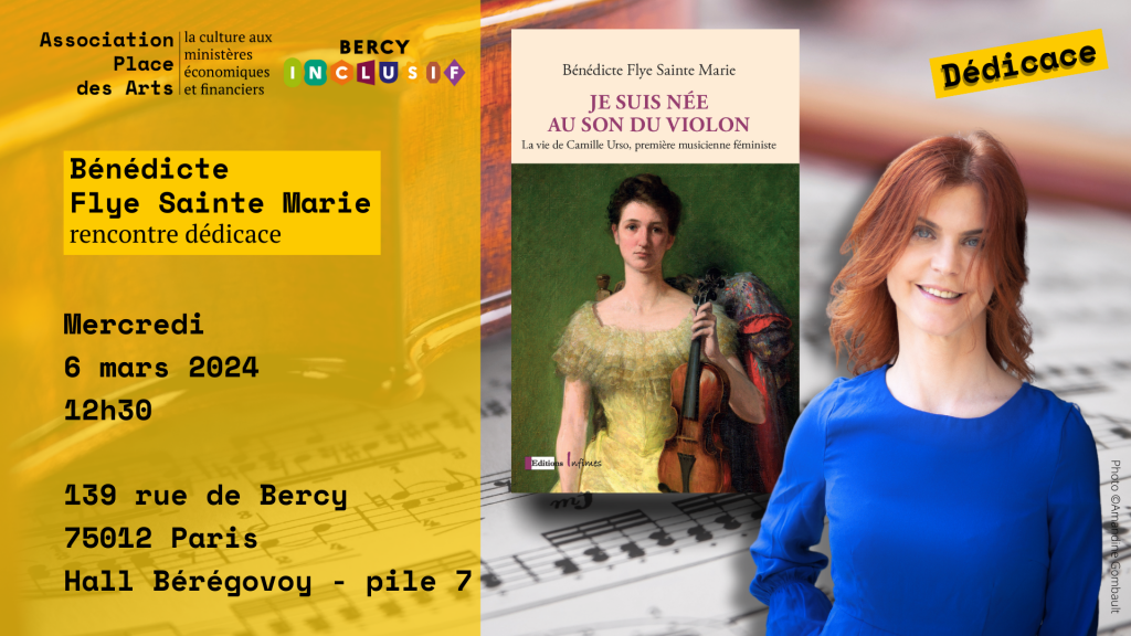 Rencontre dédicace avec Bénédicte Flye Sainte-Marie - 6 mars 2024 ...